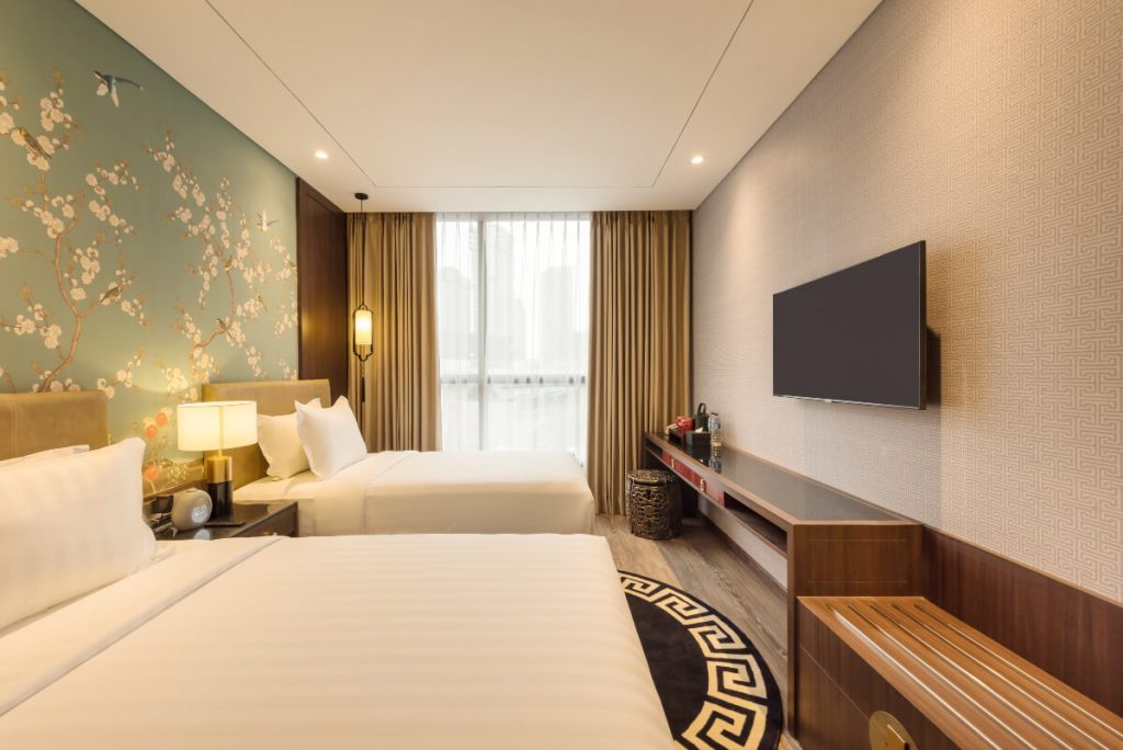 Deluxe View Twin Bedroom for 2 People - Ashley Tang Menteng